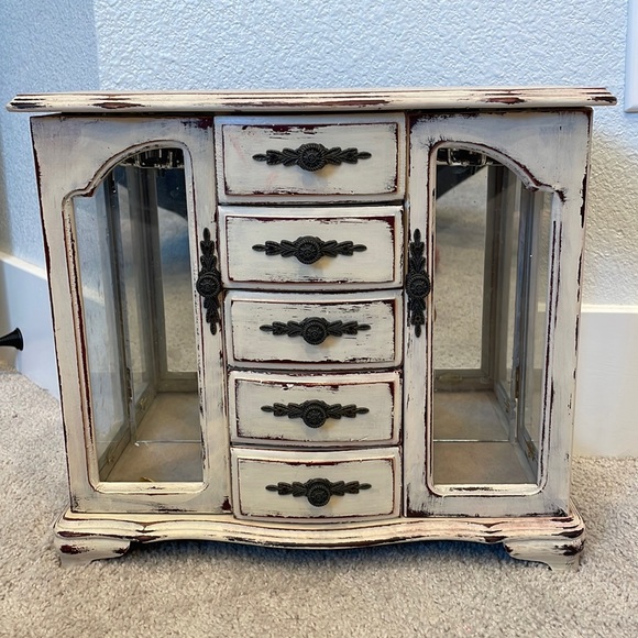 Storage & Organization | Large Jewelry Case 2 Hanging Racks For ...